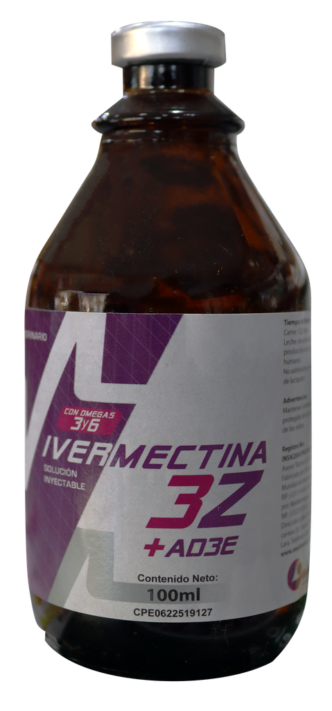 IVERMECTINA 3Z + AD3E x 100ml | Medientregas Somos Mas